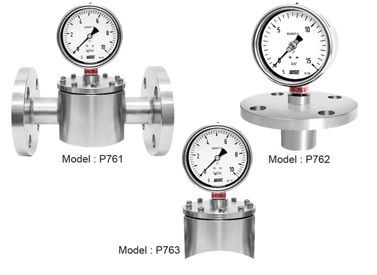 Đồng Hồ Áp Suất Dạng Màng Wise P761, P762, P763 - Công Ty TNHH Thiết Bị HT Việt Nam